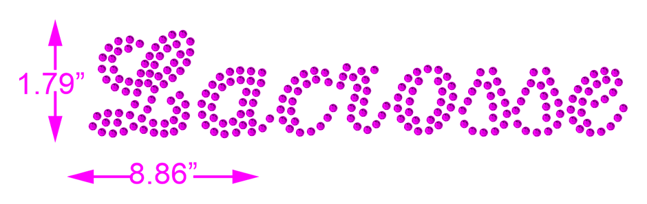 1 Inch Fonts – RhinestoneAlphabets