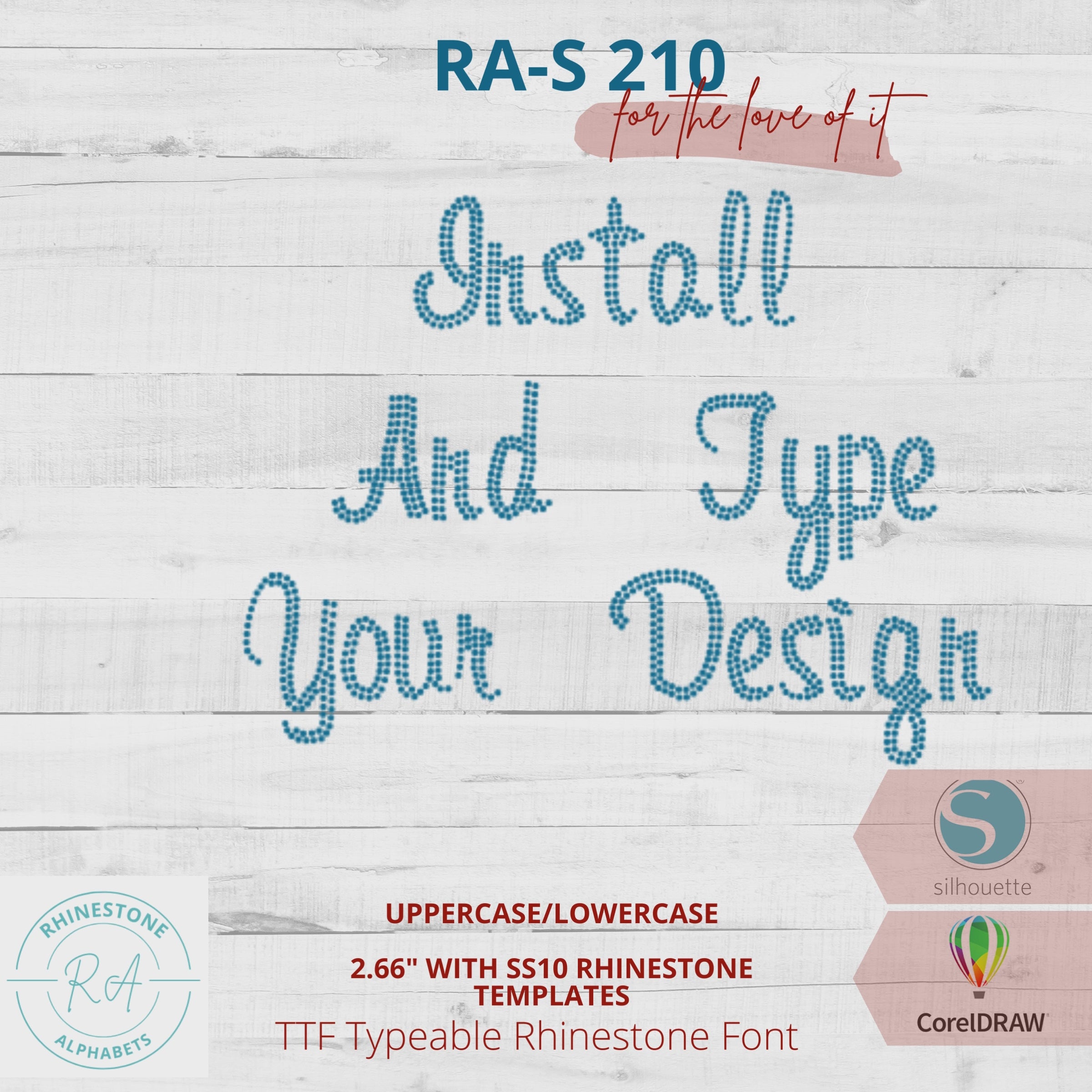 Cursive/Script Fonts – RhinestoneAlphabets