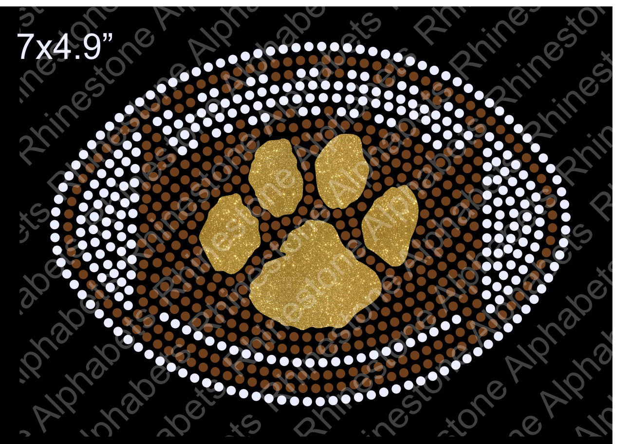 Football7-18 Rhinestone Design – RhinestoneAlphabets